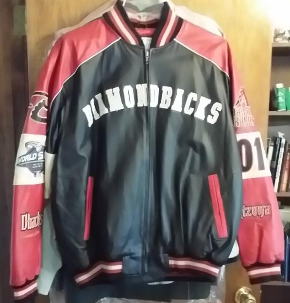 Diamondbacks leather jacket