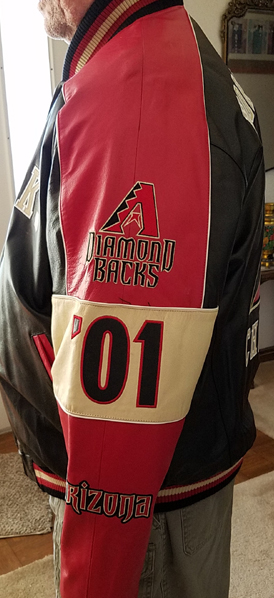 Diamondbacks leather jacket