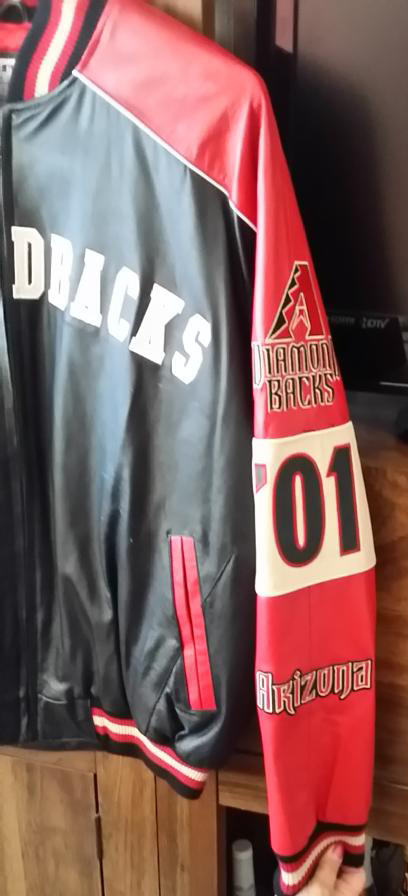 Diamondbacks leather jacket