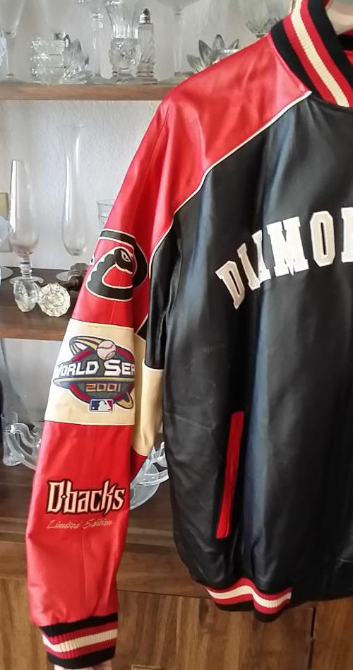 Diamondbacks leather jacket